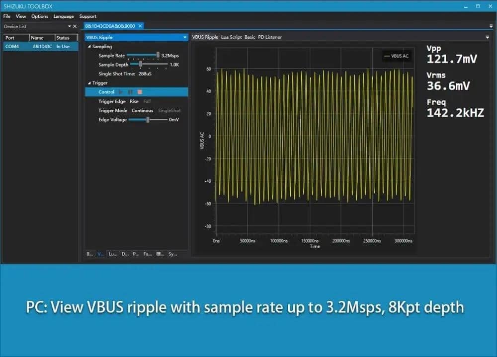 AVHzY USB 3.1 Вимірювач потужності Цифровий мультиметр Тестер струму ...